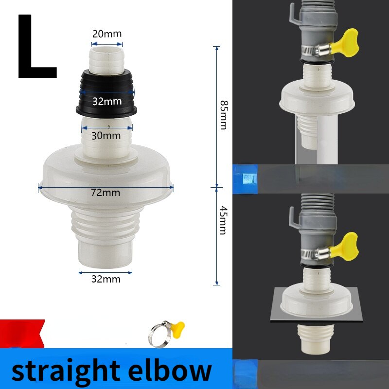 Washing Machine outlet hose adapter inlet pipe con... – Grandado