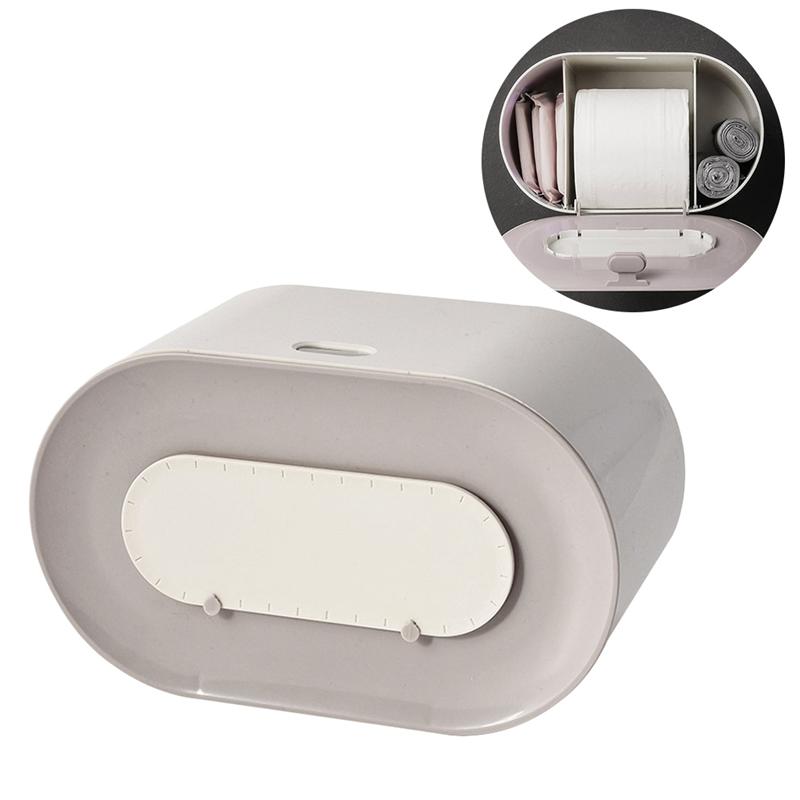 Multi-Functionele Tissue Box Wall Mounted Roll Pap... – Grandado