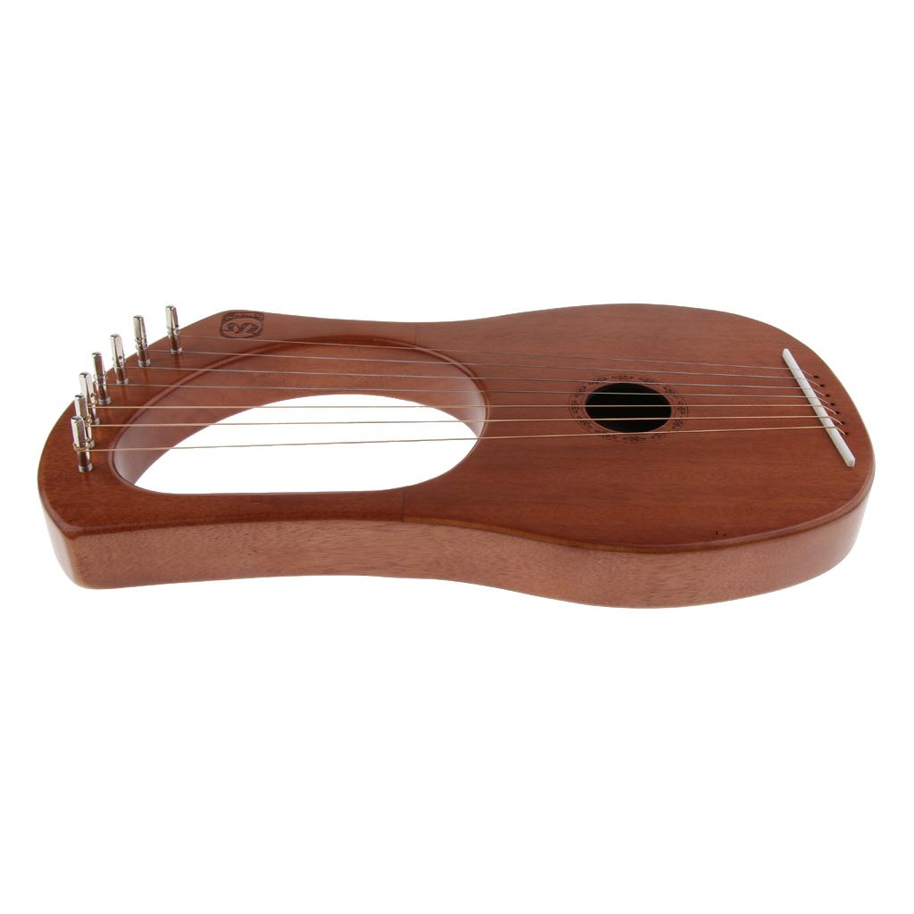 7 Snaren Hout Harp Lier Met Snaren Tas String Inst... – Grandado
