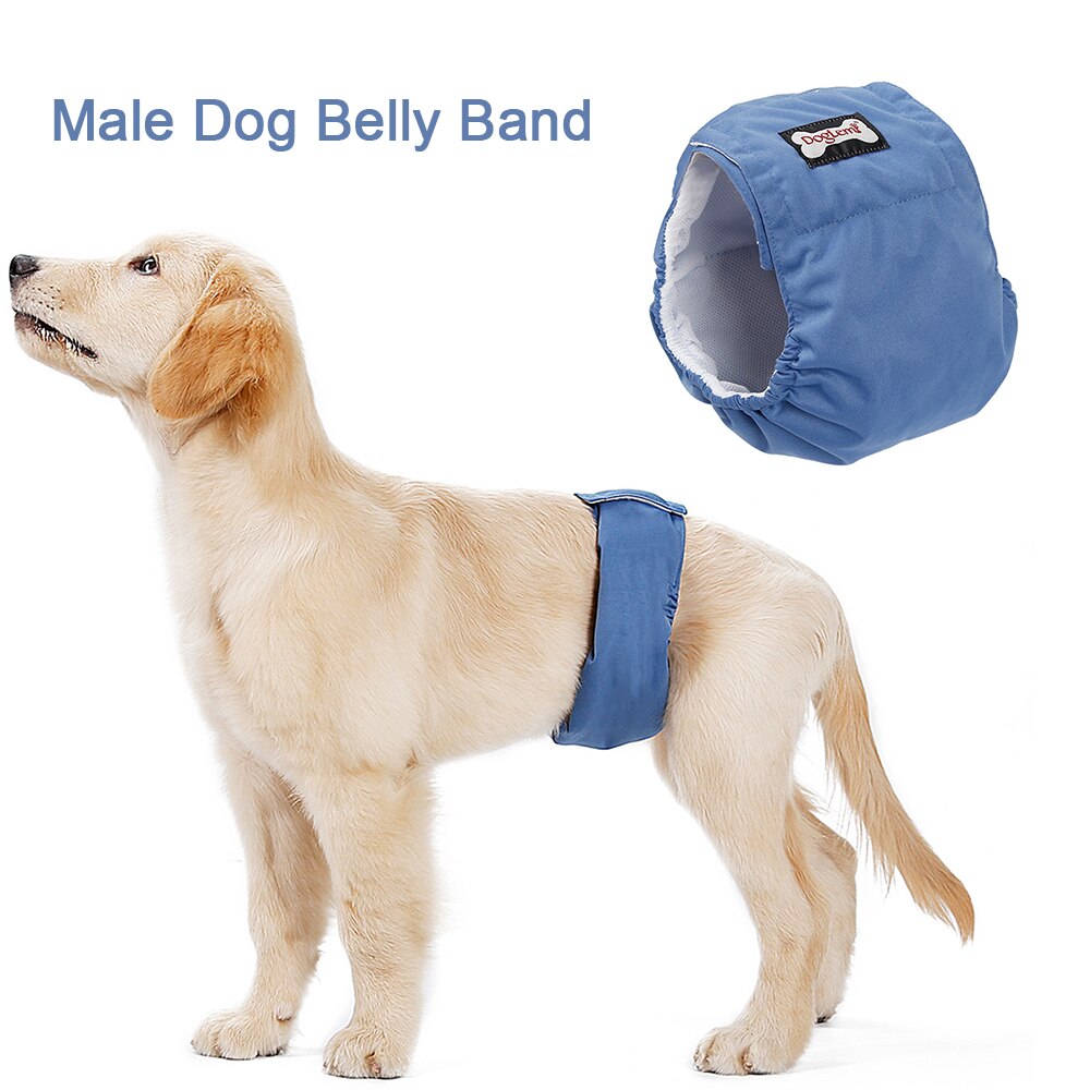Washable Male Dog Belly Band Wrap Waterproof Pet d... – Grandado