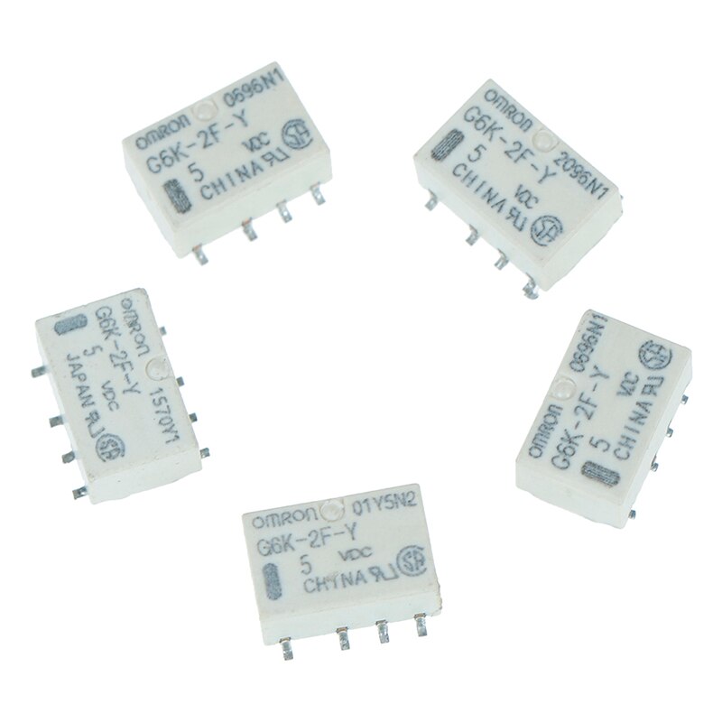 5pcs/ 10pcs Dc 5v Smd G6k-2f-y Signal Relay 8pin F... – Vicedeal