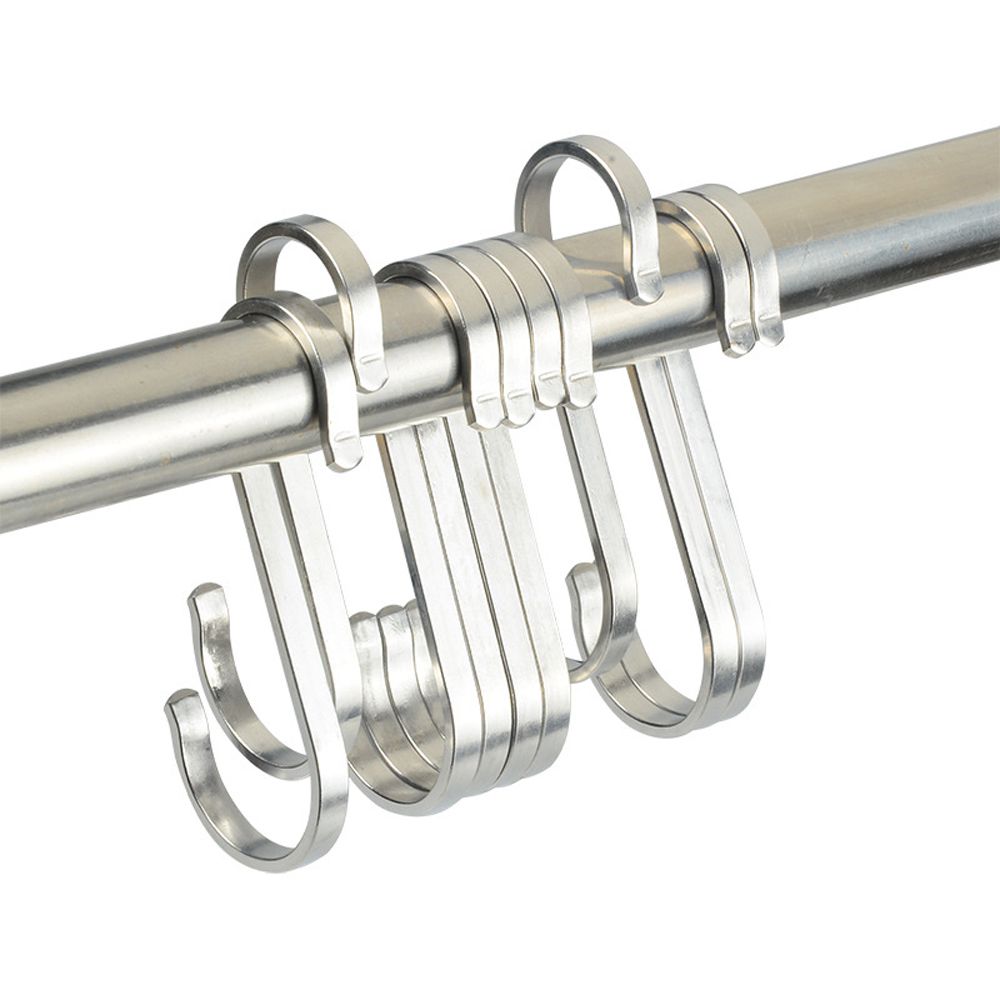 Stainless Steel S Hooks Pot Clasp Rack Hanging Hoo... – Grandado