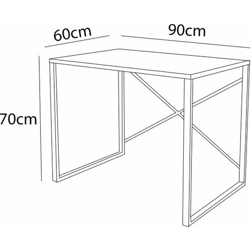 Wood House Bella Desk-Walnut – Grandado