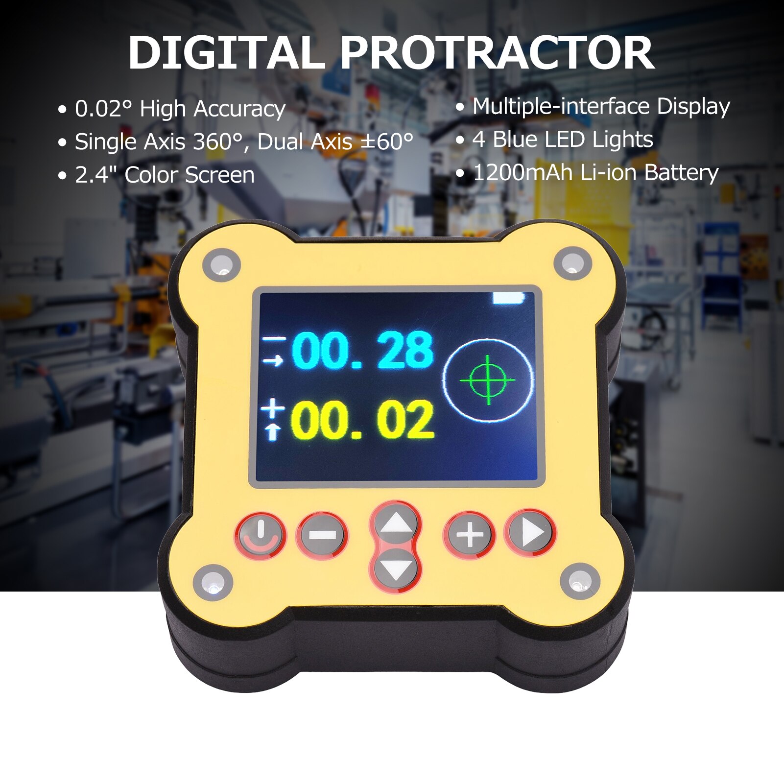 Mini Dual-axis Digital Protractor Inclinometer Ele... – Grandado