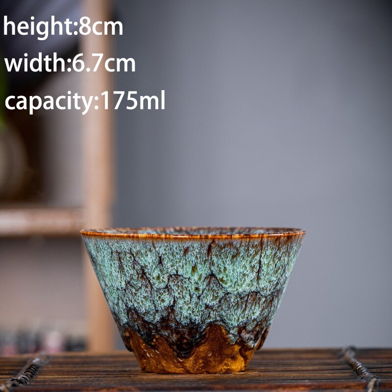 1pcs Kiln Change China Ceramic Tea Cup Porcelain K... – Grandado
