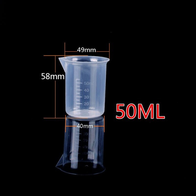 Vaso de medición de plástico transparente para lab... – Grandado
