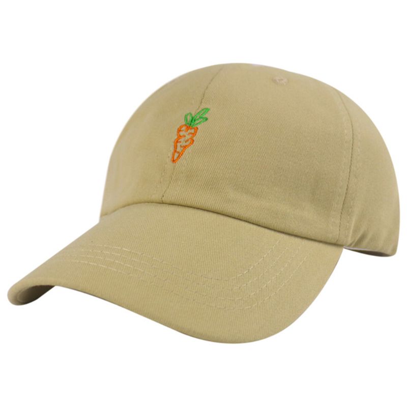 Unisex Cute Carrot Embroidered Cotton Baseball Cap... – Grandado