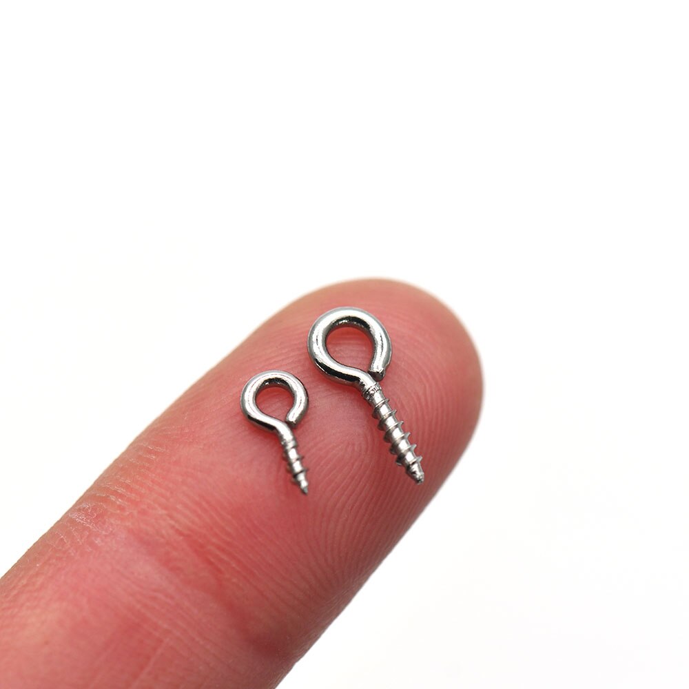 Small Screw Eyes Stainless Steel Eye Screw Hooks S... – Grandado