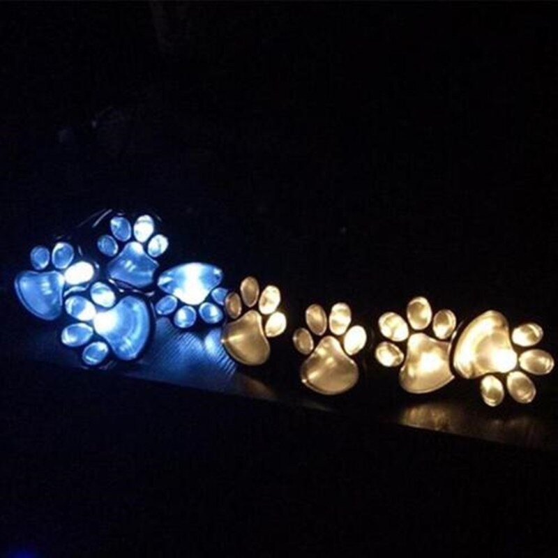 4LED Dier Poot Lichten Zonne-energie Tuin Buiten L... – Grandado