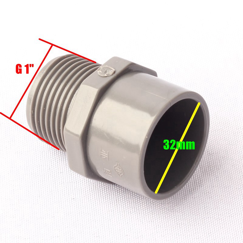 1 zoll Außengewinde X 32mm PVC Gerade Anschlüsse W... – Grandado