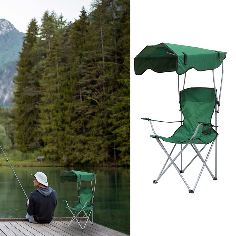 Outdoor Portable Folding Beach Chair Oxford Cloth ... – Vicedeal