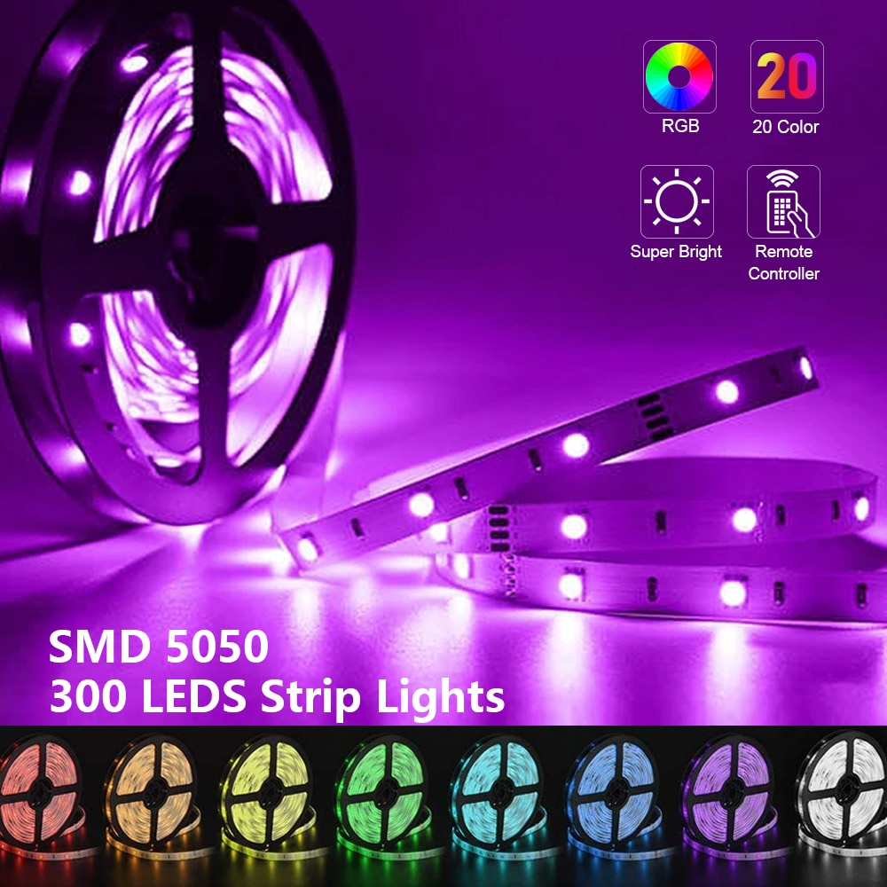 10M 20M, LED RGB Strip Light, APP Control Color Ch... – Vicedeal
