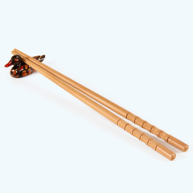 5 Pairs Handmade Natural Bamboo Wood Chopsticks He... – Vicedeal