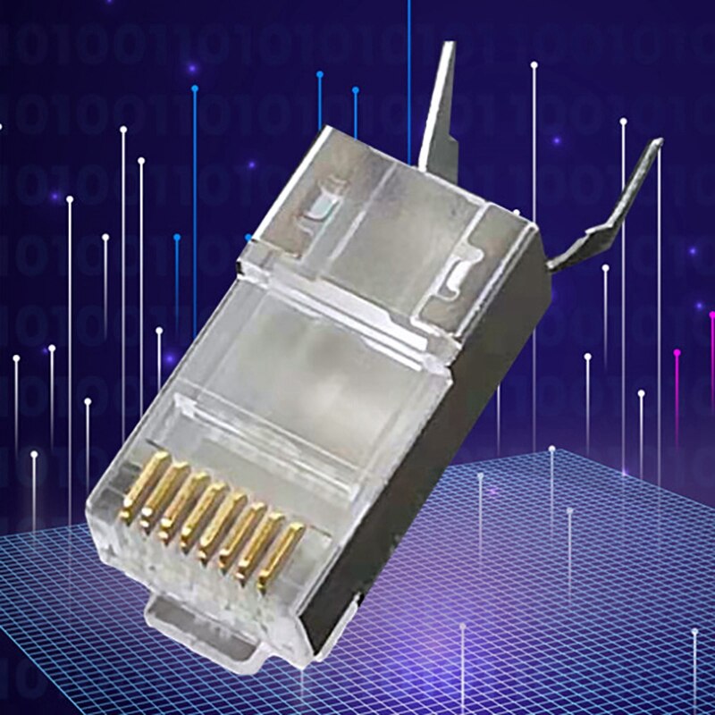 RJ45 Connector Cat7 8P8C Modular Ethernet Cable He... – Vicedeal