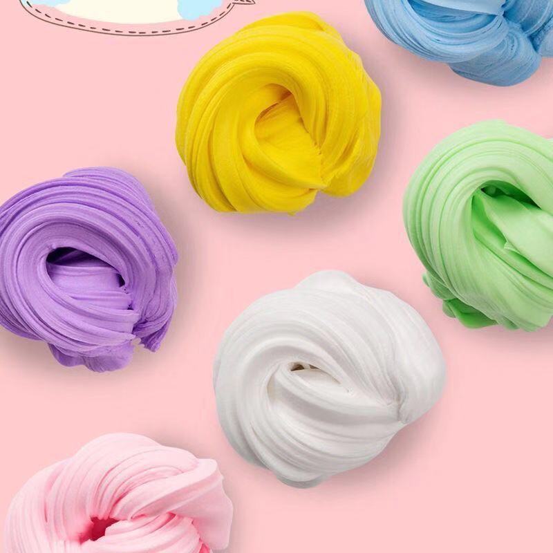 100ml Rainbow Slime Fluffy Floam Kids Modeling Cla... – Vicedeal