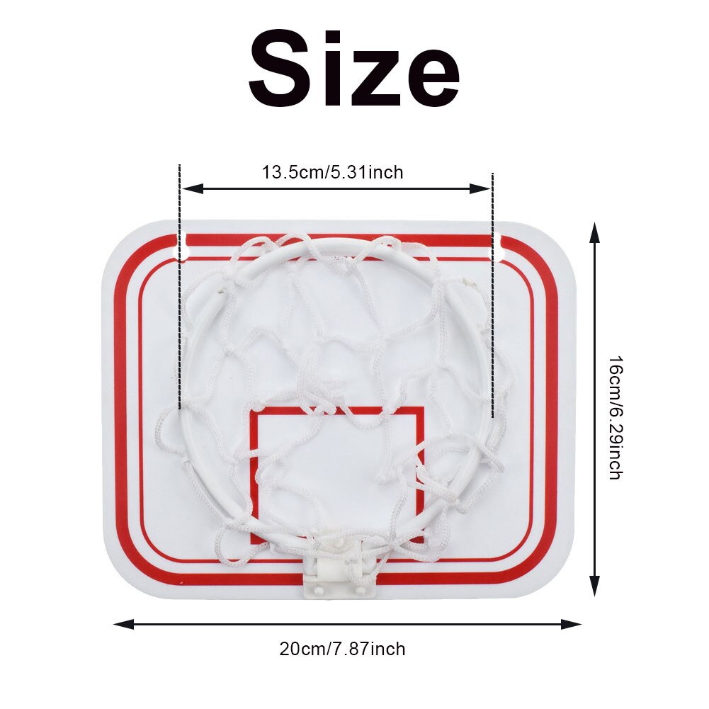 Child Indoor Basketball Hoop Wall-Mount Plastic Ho... – Grandado