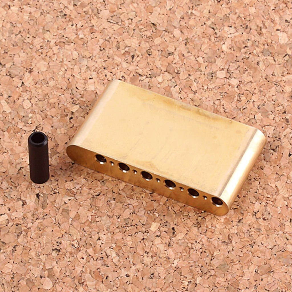 Brass Tremolos Block Bridge with Bar Kits for ST E... – Grandado