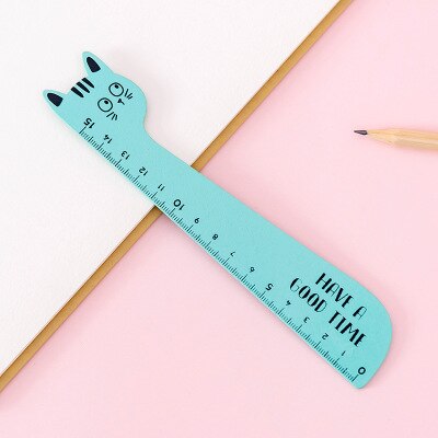 Cute Korean Cat Ruler Student Stationery Wooden 15... – Vicedeal