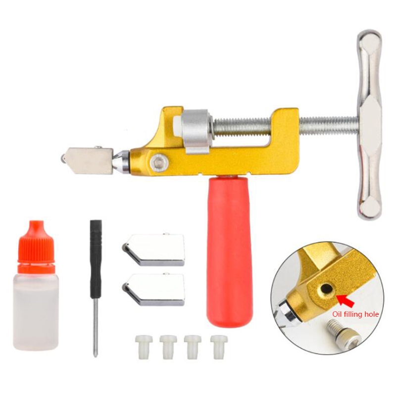 Glass Cutter Hand Tool Manual Tile Cutter 2 in 1 M... – Grandado