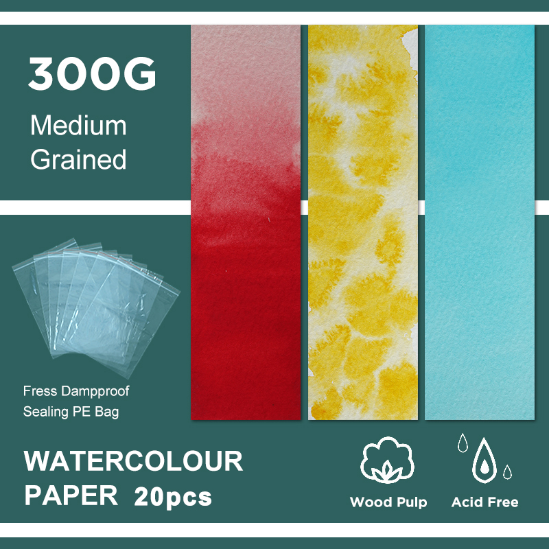 SeamiArt 10/20pcs 32K 16K Watercolor Drawing Paper... – Grandado