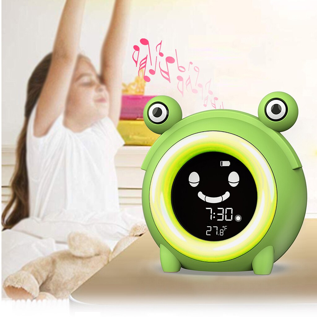 Kids Alarm Clock 5 Sounds Child Sleep Trainer 12/2... – Grandado
