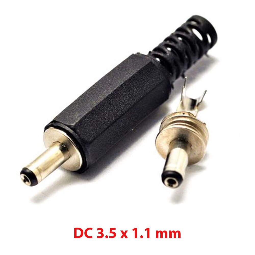 Conector alimentacion Macho DC Jack 3,5mm x 1,1mm ... – Grandado