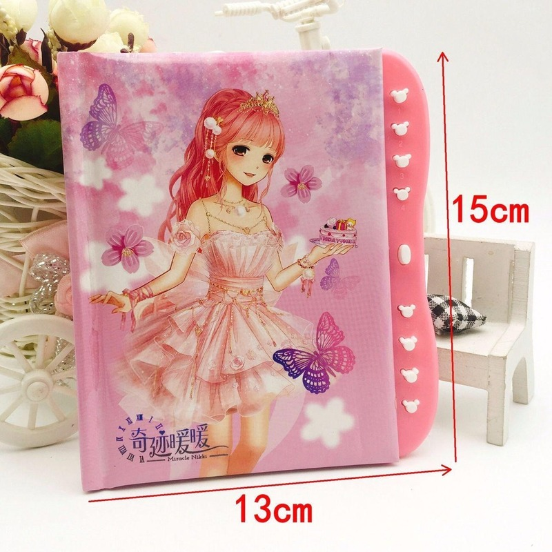 kawaii cute stationary lederen notebook encrypted ... – Vicedeal