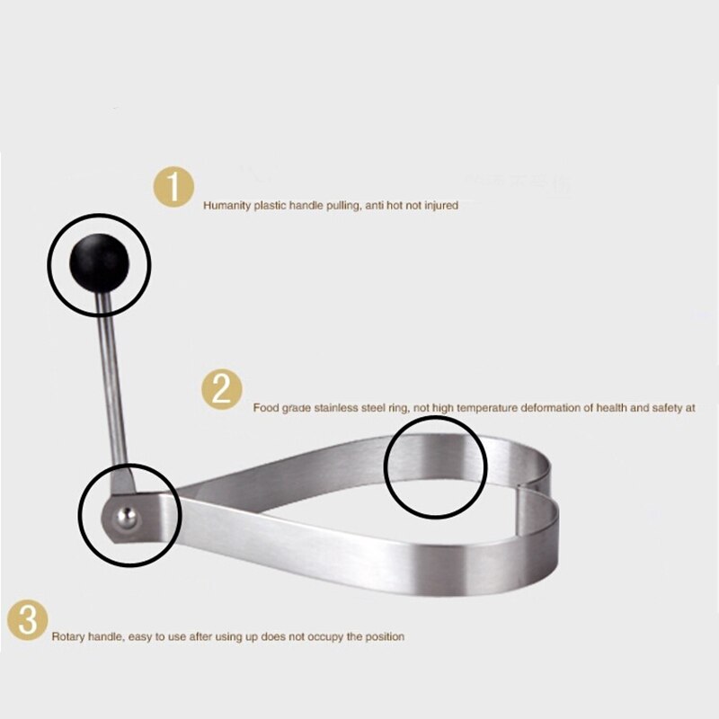 Stainless Steel Eggs Omelette Mould Form for Fryin... – Vicedeal
