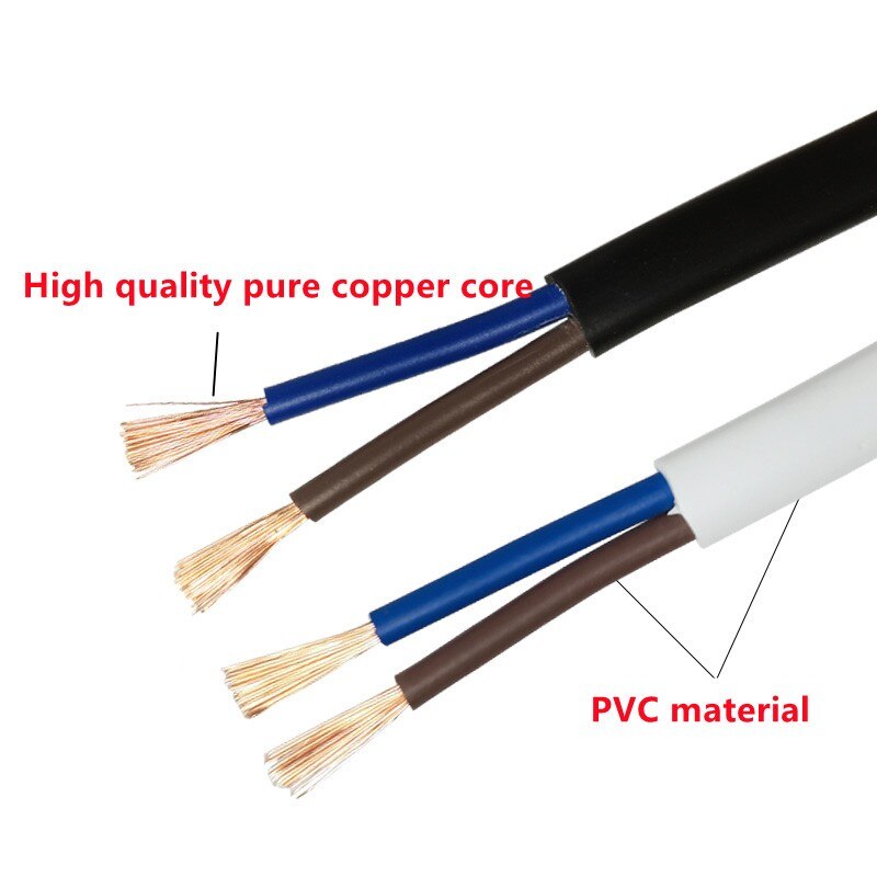 2-core 18AWG flat parallel cable 17/15/13/11AWG pu... – Vicedeal