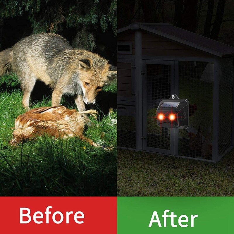 1 Pcs Nighttime Animal Deterrent Light Solar Power... – Grandado