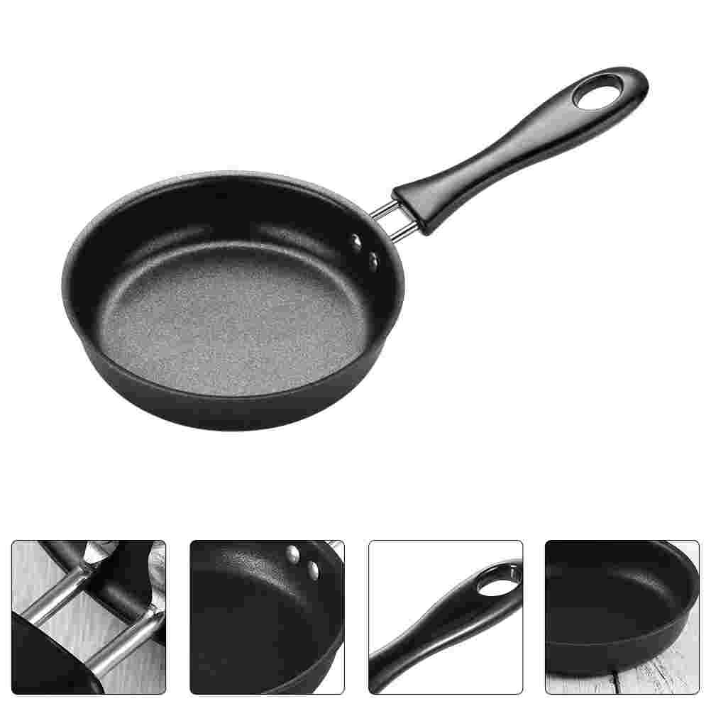 2Pcs Household Single Handle Frying Pans Mini Non-... – Vicedeal