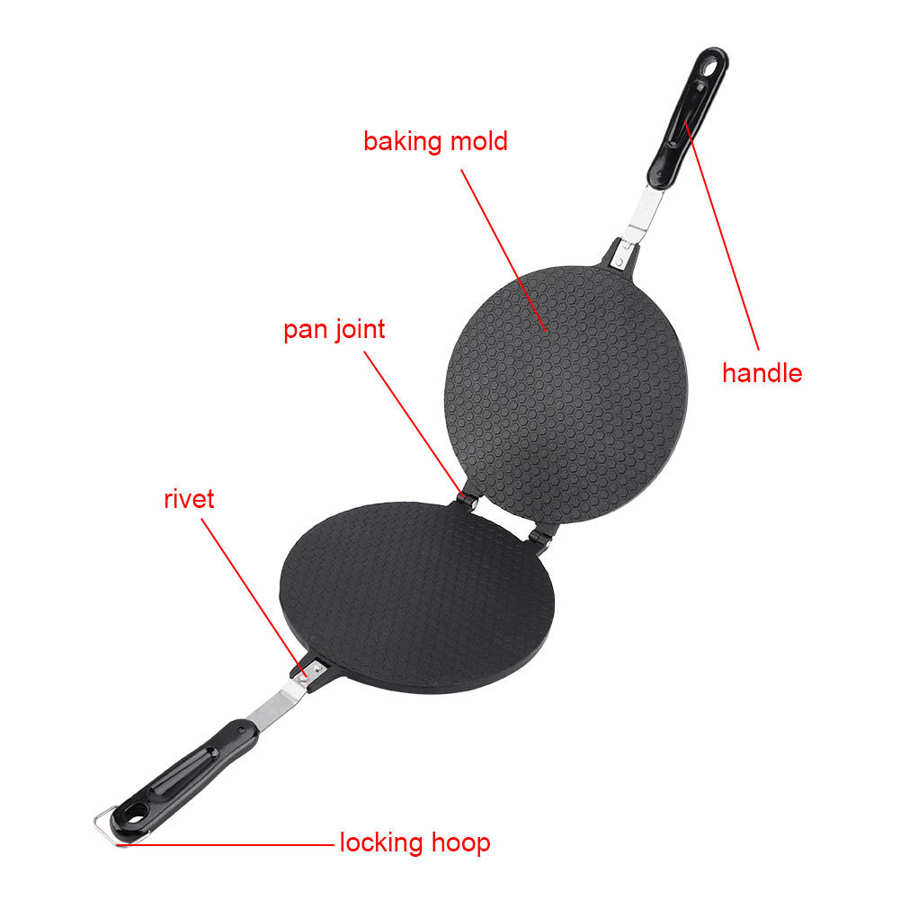 Huishouden Keuken Gas Non-stick Ei Roll Wafel Kege... – Grandado