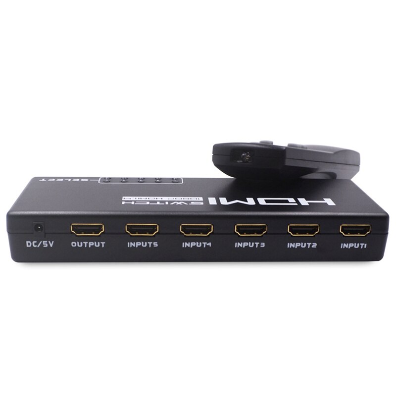 HDMI Switch with Remote Control Converter 5 in 1 O... – Vicedeal