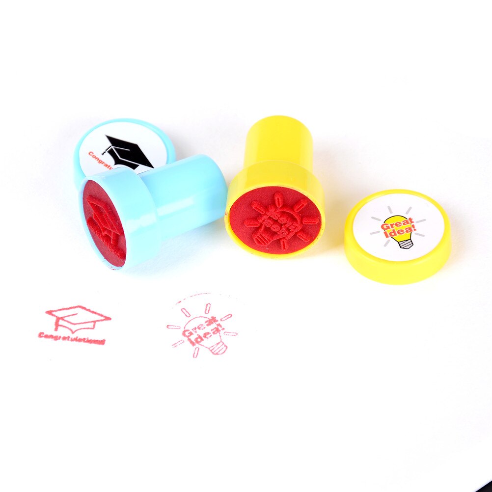 10pcs/set Children's Seal Reward Children Stamps T... – Grandado