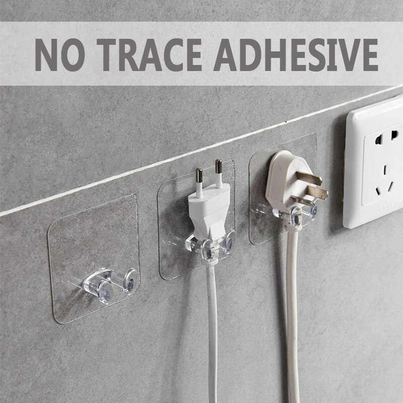 2pcs/Pack Transparent Home Office Wall Powerful Ad... – Vicedeal