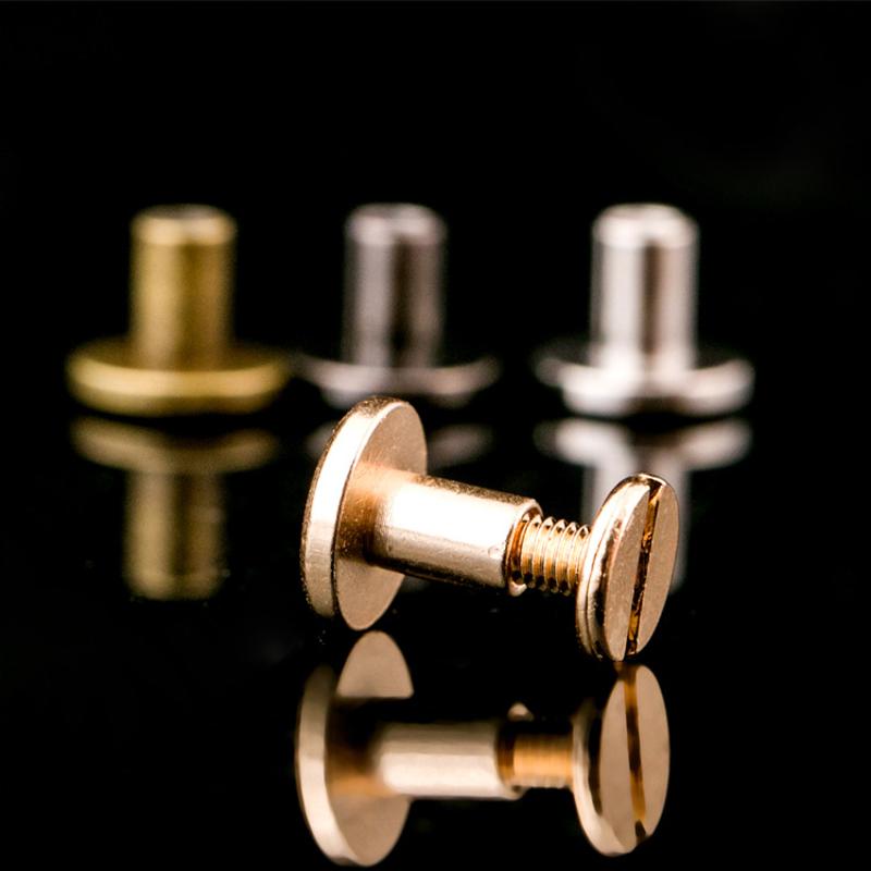 100 Pcs / Set 6.5mm Ledger Nail Copper Flat Head R... – Vicedeal