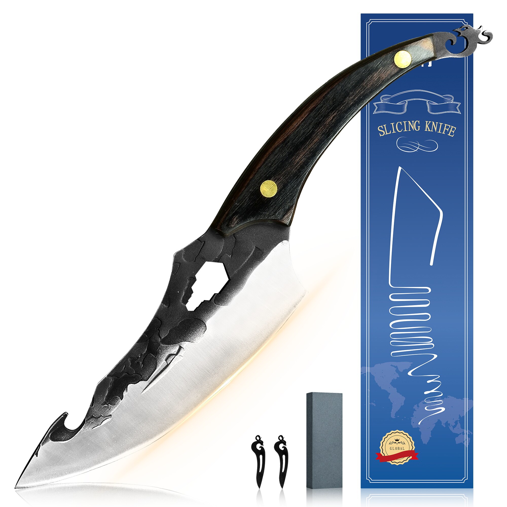 XYj 6.5'' INCH Full Tang Chef Cleaver Butc... – Vicedeal