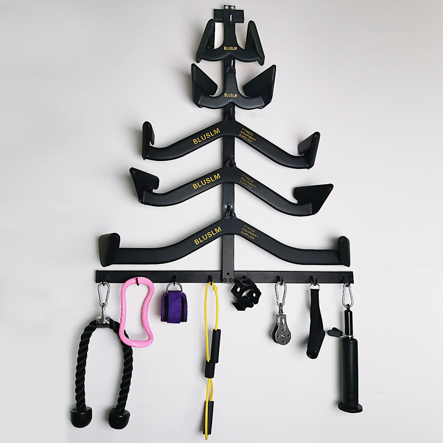Gym Resistance Storage Rack Space Saving Wall Styl... – Vicedeal