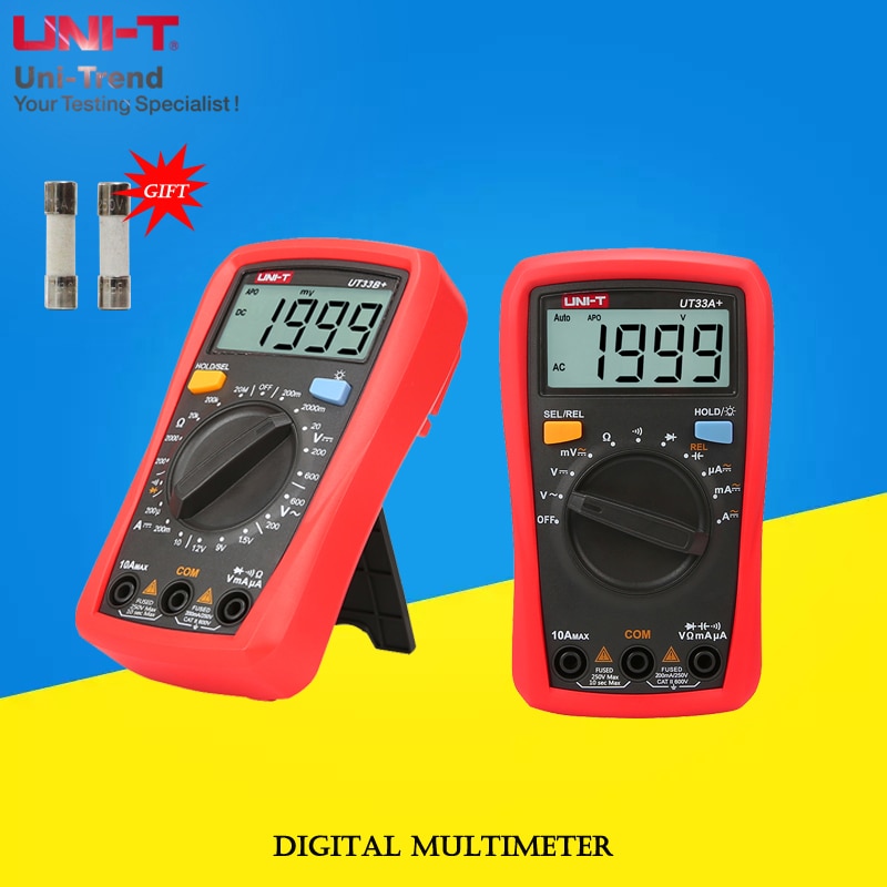 UNI-T UT33A+/UT33B+/UT33C+/UT33D+ Palm Size Multim... – Grandado