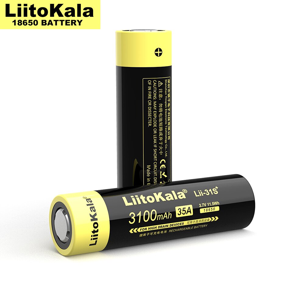 1-20PCS LiitoKala Lii-31S 18650 Battery 3.7V Li-io... – Grandado