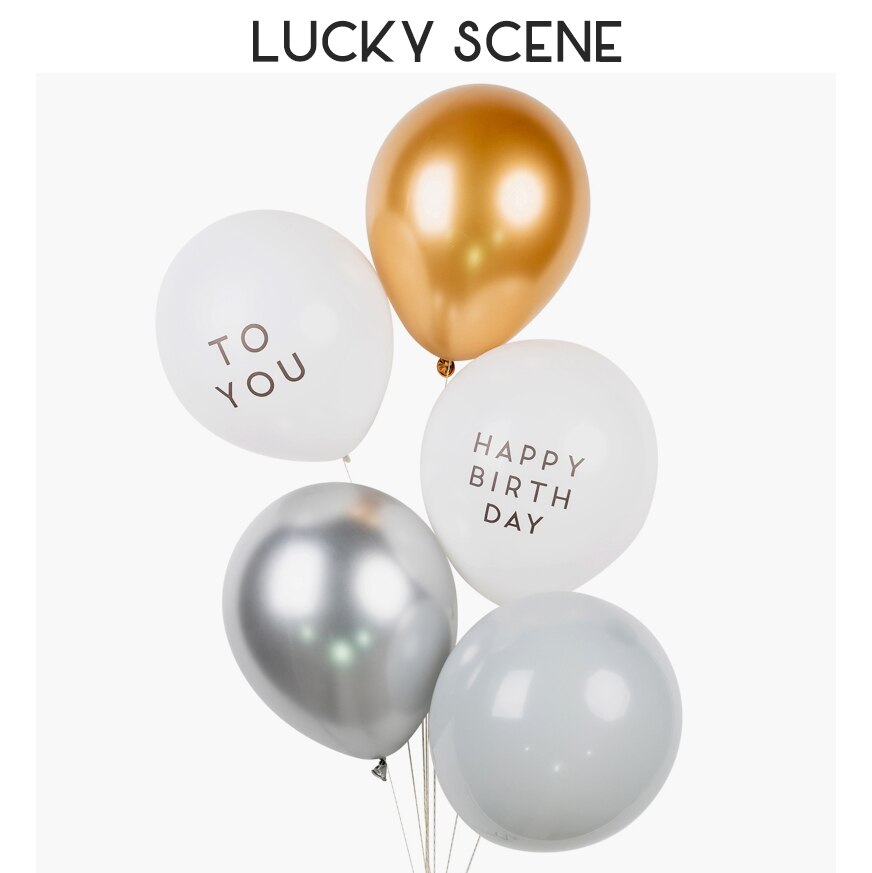 Happy Birthday To You Birthday Balloon Sets with l... – Grandado