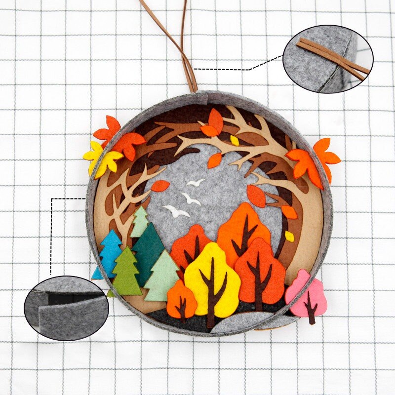 Autumn Fallen Maple Leaf Pendant Pastoral Style Wa... – Grandado