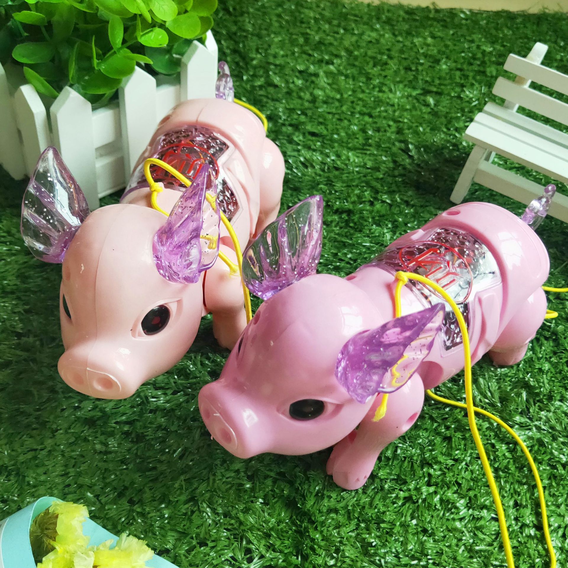 Cute Electric Music Walking Pig Toys LED Light Glo... – Vicedeal