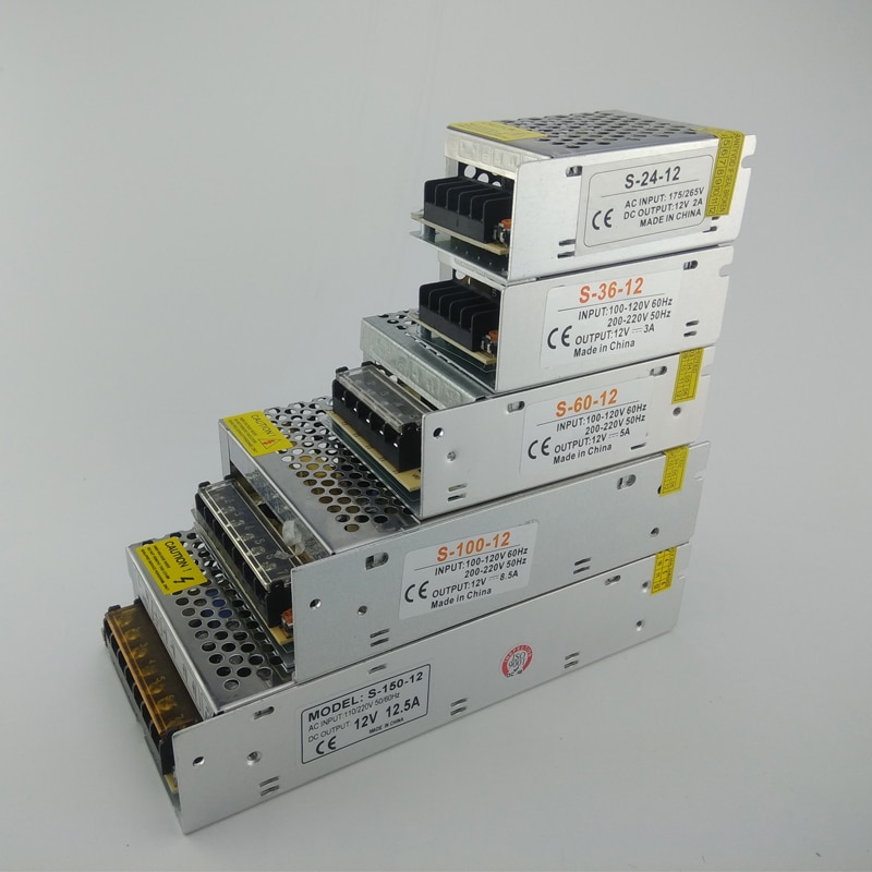 DC12V 2A 3A 5A Lighting Transformer 10A 12.5A Swit... – Grandado