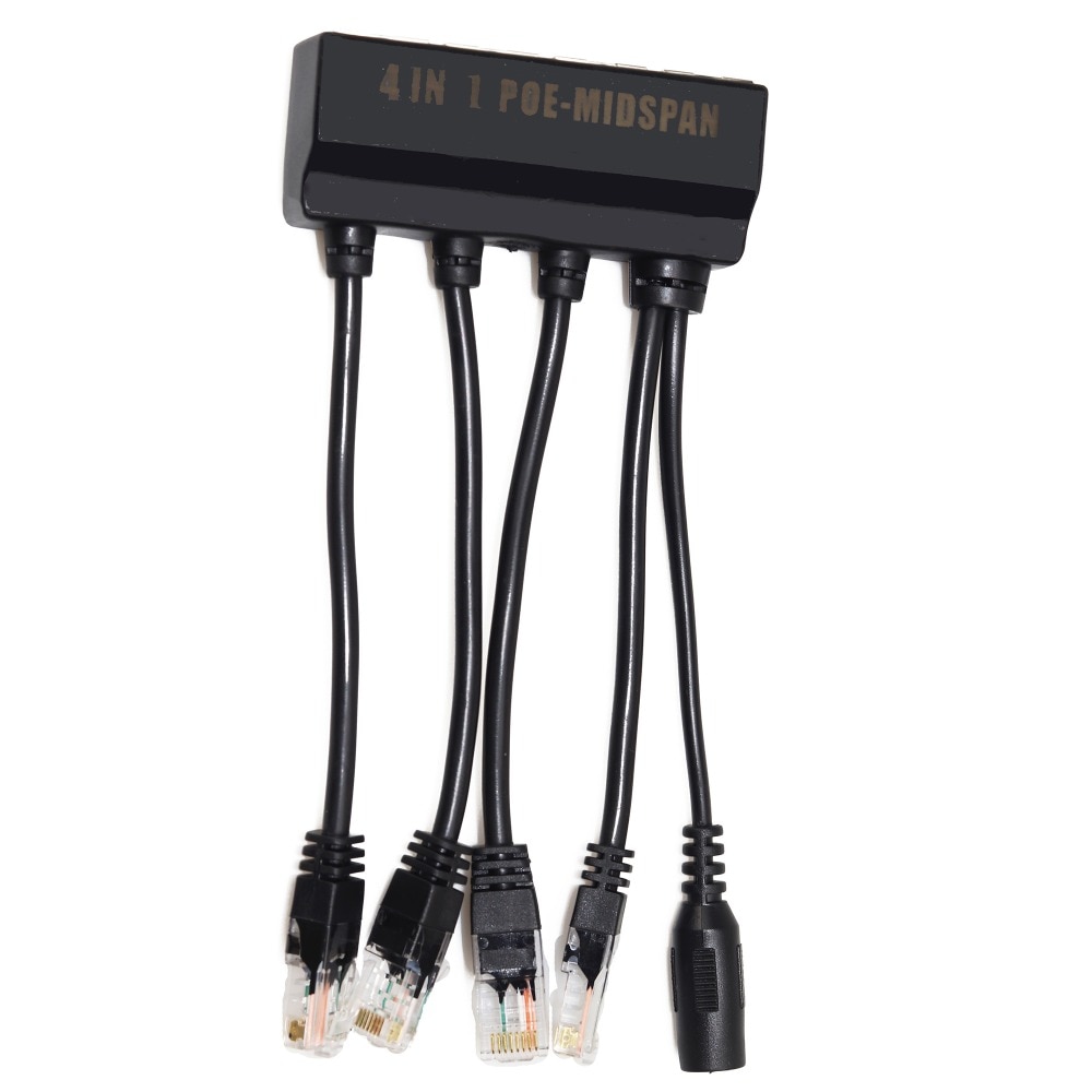 4 In 1 Power Over Ethernet Midspan Splitter Switch... – Grandado