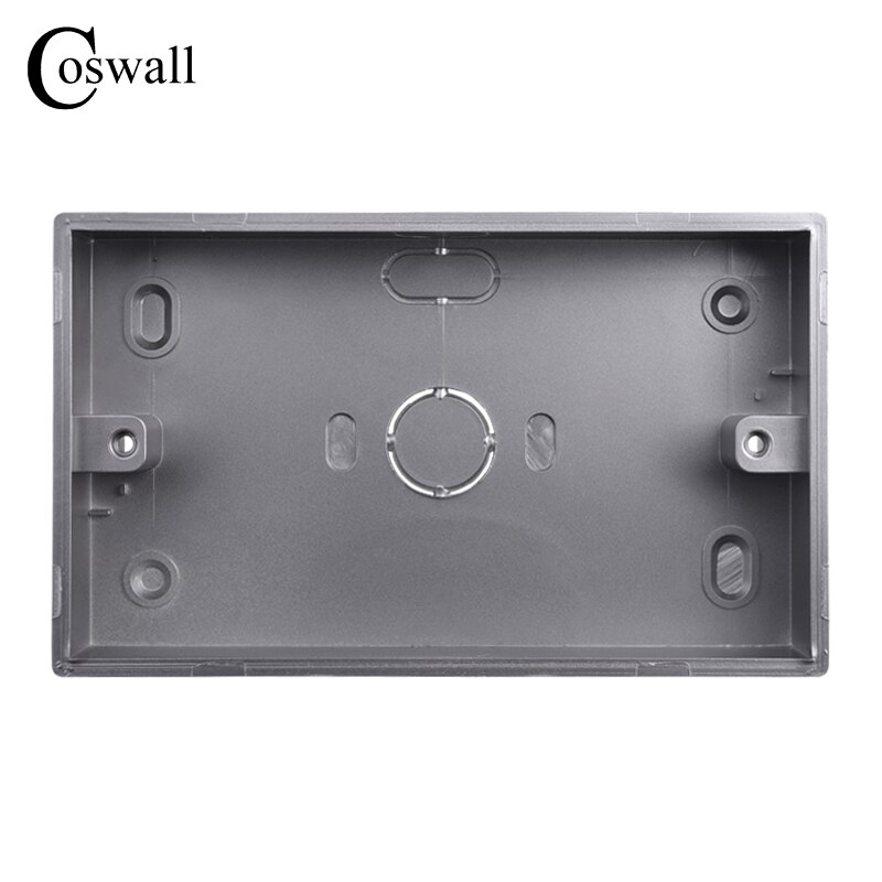 Coswall Matte Black Grey White External Box 146mm*... – Grandado