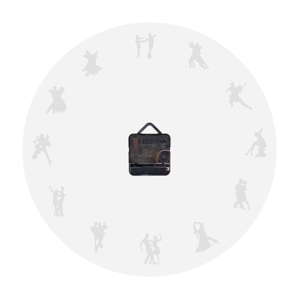 Ballroom Dancers Minimalist Wall Clock Latin Coupl... – Vicedeal