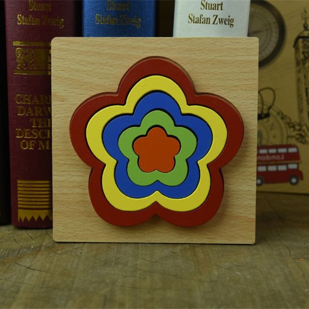 Colorful 3D Puzzle Wooden Tangram Math Toys Tetris... – Grandado