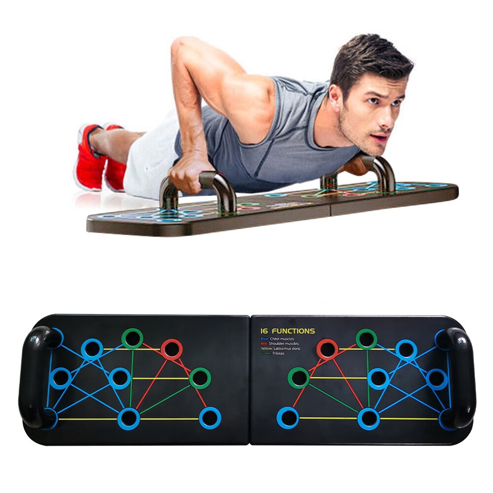 Push Up Rack Folded Board Abdominal Bar Multi-Func... – Grandado