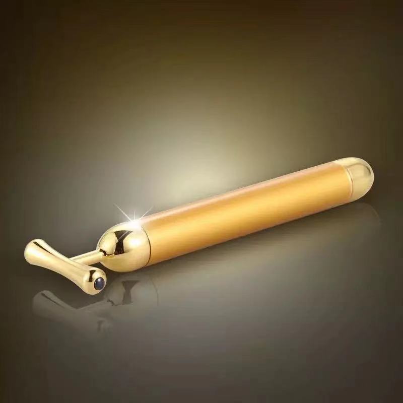 24K Electric Face Slimming Rod Golden Stick T-Shap... – Vicedeal